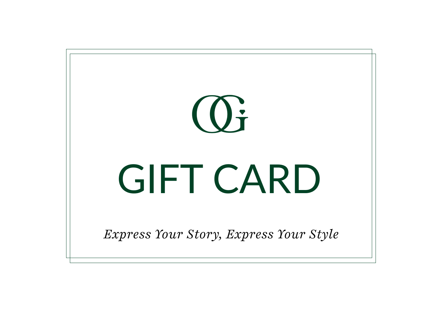 OG Fine Jewelry Gift Card